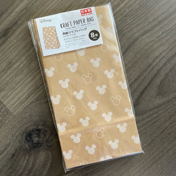 Disney | Other | Disney Mickey Mouse Brown Paper Bags | Poshmark